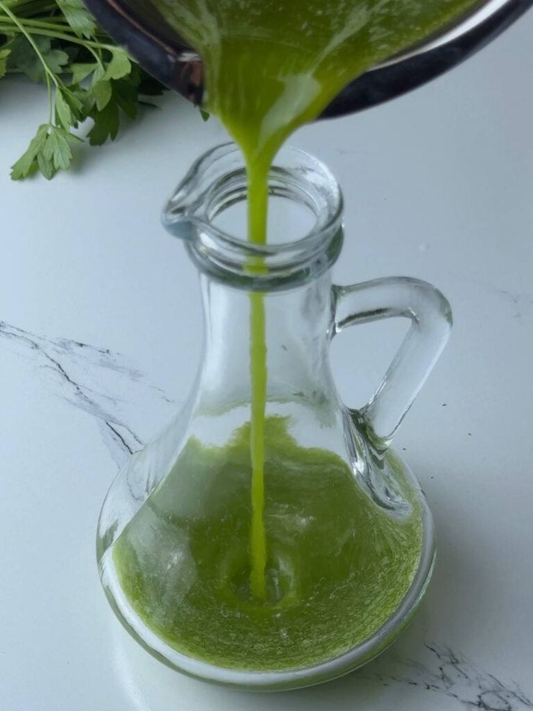 Easy Green Herb Oil with Parsley (Chef-Style Recipe) - Lcartefood